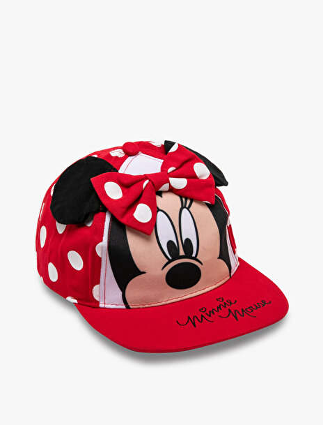 Koton Kız Çocuk Minnie Mouse Baskılı Şapka