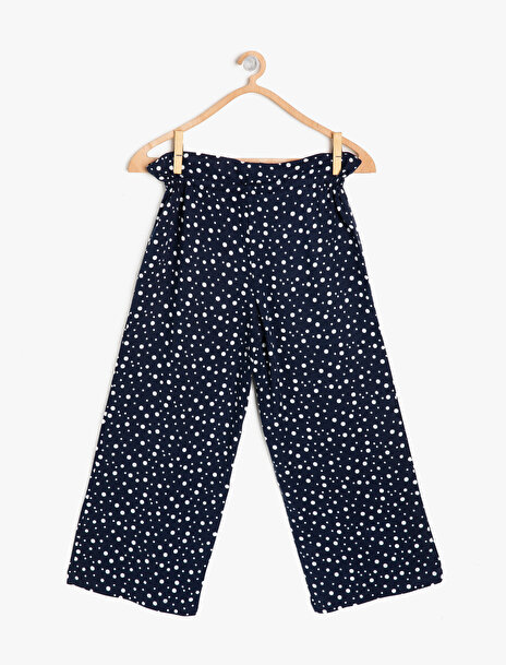 Koton Kız Çocuk Puantiyeli Pantolon