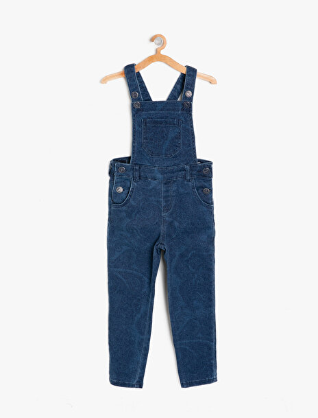 Koton Kız Çocuk Askılı Jean Tulum