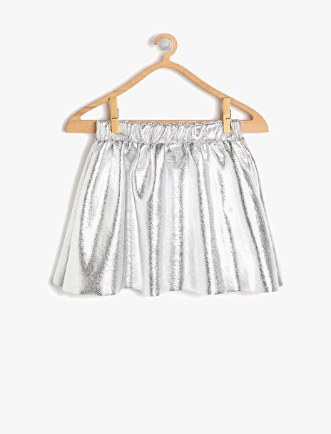 Koton Kız Çocuk Deri Görünümlü Etek