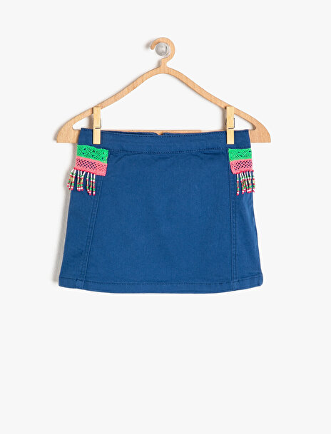 Koton Kız Çocuk Boncuk Detaylı Etek