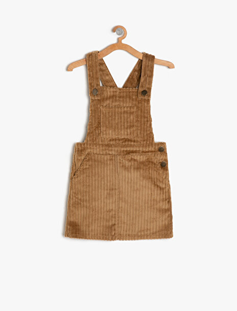 Koton Kız Çocuk Kadife Elbise