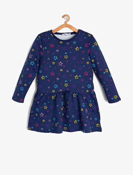 Koton Kız Çocuk Baskı Detaylı Elbise