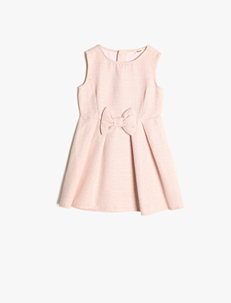 Koton Kız Çocuk Bisiklet Yaka Kolsuz Fiyonk Detaylı Elbise Koton Kız Çocuk Bisiklet Yaka Kolsuz Fiyonk Detaylı Elbise