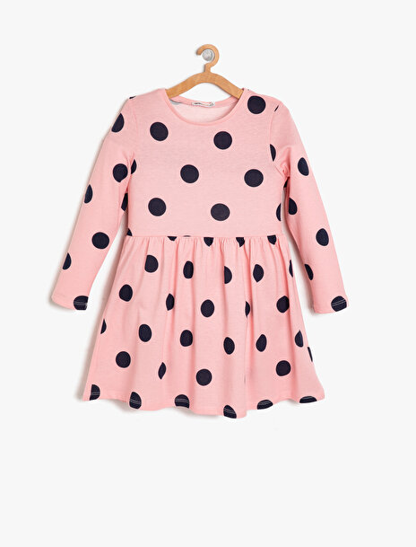 Koton Kız Çocuk Puantiyeli Elbise