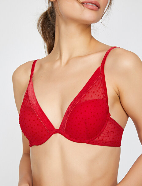 Koton Kadın Kaplı/Pedli Dolgusuz Balenli Comfort Sütyen Koton Kadın Kaplı/Pedli Dolgusuz Balenli Comfort Sütyen