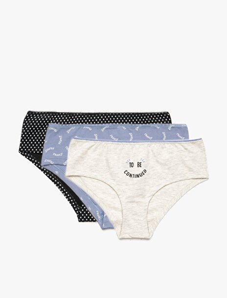 Koton Kadın 3'lü Hipster Külot