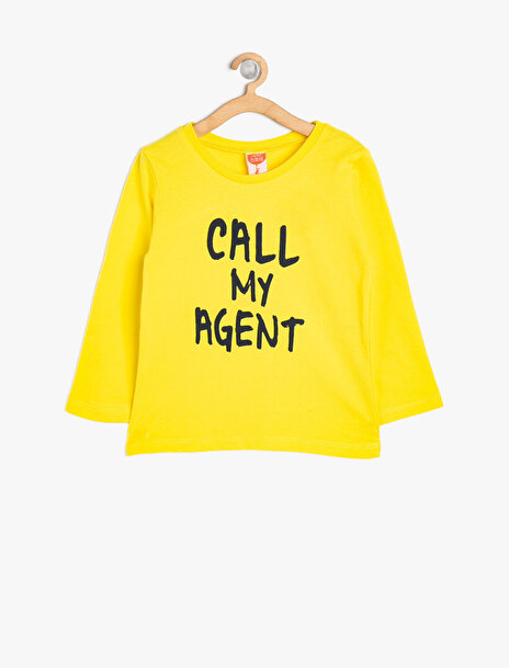 Koton Erkek Çocuk Yazılı Baskılı T-Shirt