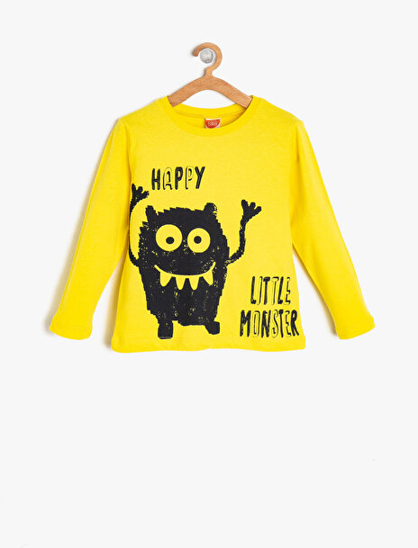 Koton Erkek Çocuk Yazılı Baskılı T-Shirt