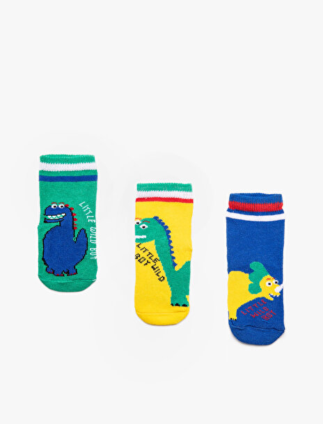 Koton Erkek Çocuk Erkek Bebek 3'lü Çorap Koton Erkek Çocuk Erkek Bebek 3'lü Çorap