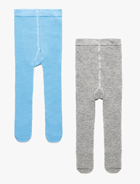 Koton Erkek Çocuk 2'li Külotlu Çorap Koton Erkek Çocuk 2'li Külotlu Çorap