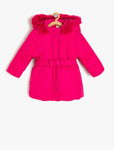 Koton Kız Çocuk Suni Kürk Detaylı Kaban