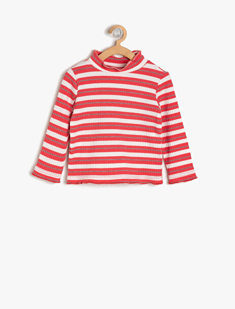 Koton Kız Çocuk Çizgili T-Shirt