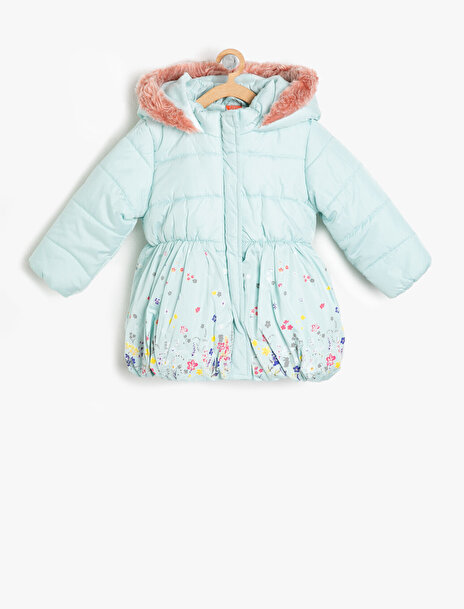 Koton Kız Çocuk Suni Kürk Detaylı Kaban