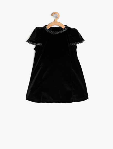 Koton Kız Çocuk Kadife Elbise