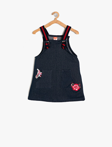 Koton Kız Çocuk İşlemeli Elbise