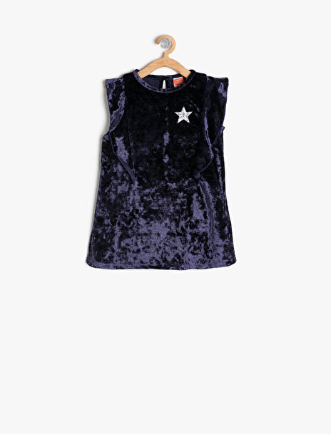 Koton Kız Çocuk Kadife Elbise