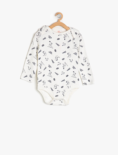 Koton Erkek Çocuk Yazılı Baskılı Zıbın