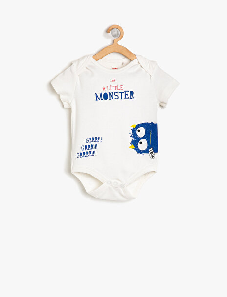 Koton Erkek Çocuk Baskılı Çıtçıtlı Zıbın