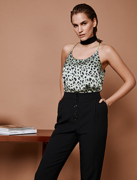 Koton Kadın Leopar Desenli Atlet