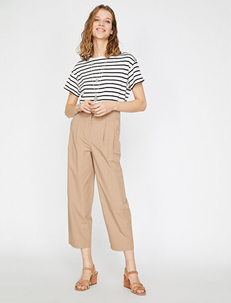 Koton Kadın Kısa Paça Pantolon