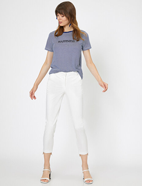 Koton Kadın Kısa Paça Pantolon