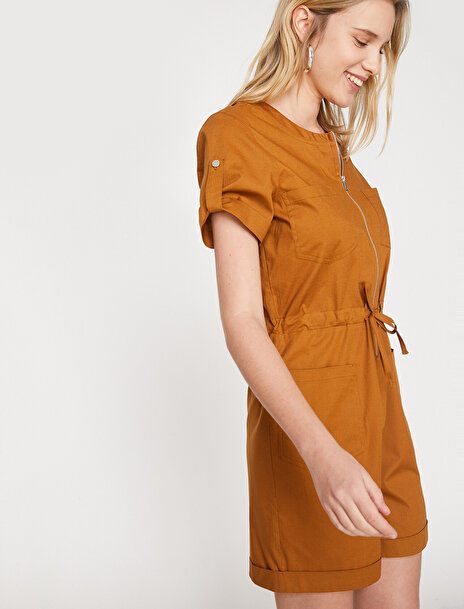 Koton Kadın Fermuar Detaylı Tulum Koton Kadın Fermuar Detaylı Tulum