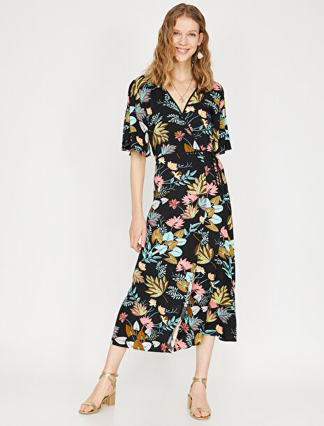 Koton Kadın The Floral Dress - Çiçek Desenli Elbise Koton Kadın The Floral Dress - Çiçek Desenli Elbise