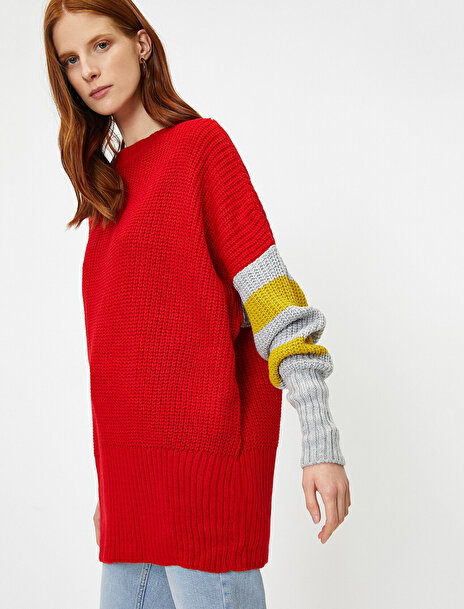 Koton Kadın Örgülü Triko Kazak