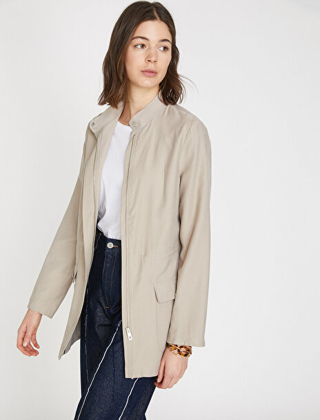 Koton Kadın Cep Detaylı Parka