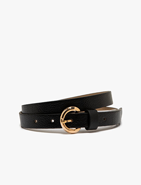 Koton Kadın Deri Görünümlü Kemer