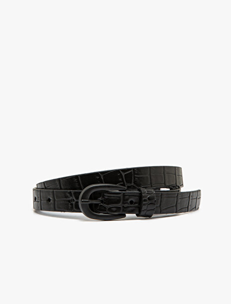 Koton Kadın Deri Görünümlü Kemer