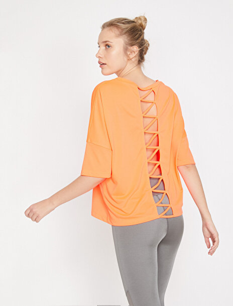 Koton Kadın Ebru Şallı Loves Koton Sport T-Shirt