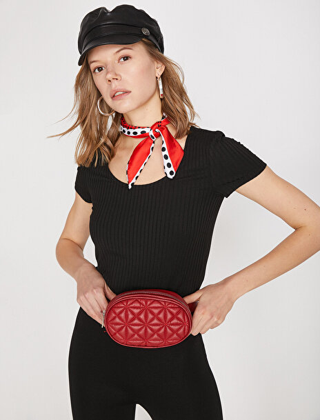 Koton Kadın U Yaka Ribana Basic Tişört