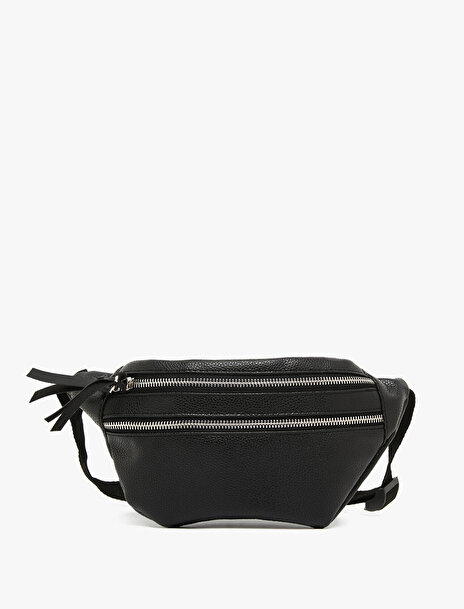 Koton Kadın Fermuar Detaylı Bel Çantası