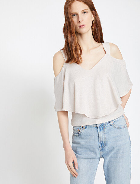 Koton Kadın Omzu Açık Bluz