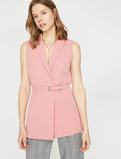 Koton Kadın Kemer Detaylı Yelek