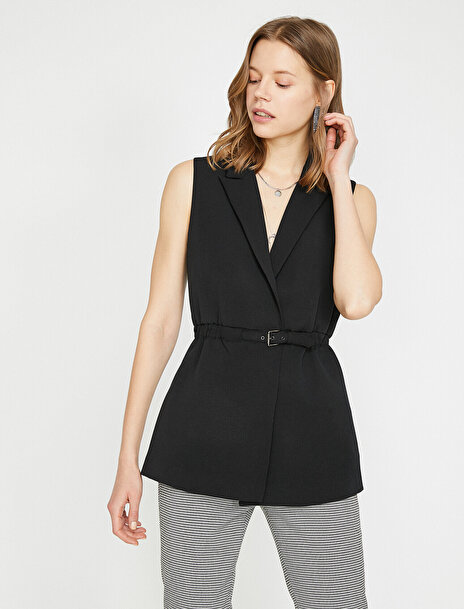 Koton Kadın Kemer Detaylı Yelek