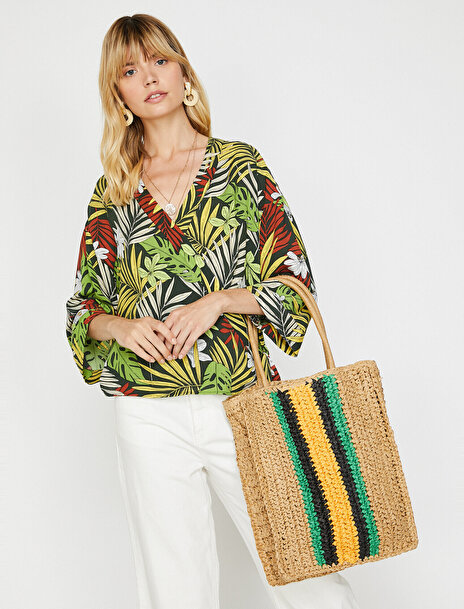 Koton Kadın Hasır Çanta