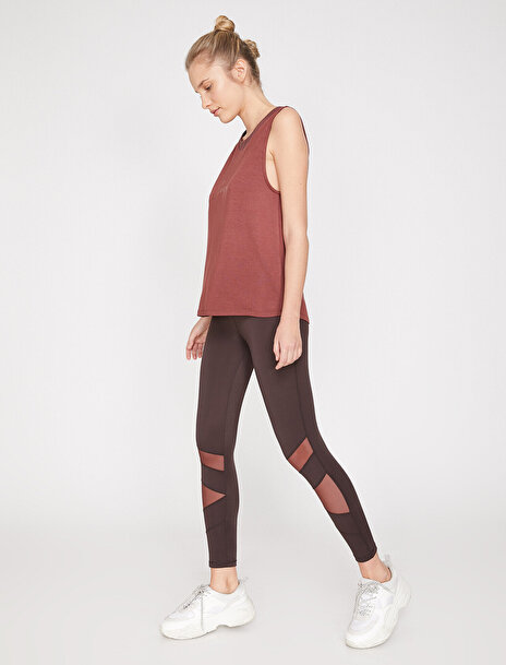 Koton Kadın Ebru Şallı Loves Koton Sport Tayt