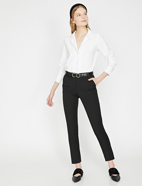 Koton Kadın Ekstra Dar Kesim Pantolon