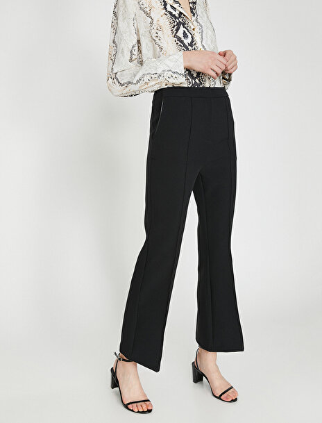 Koton Kadın Kısa İspanyol Paça Pantolon