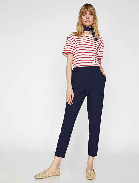 Koton Kadın Crop Pantolon