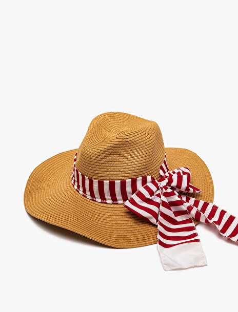 Koton Kadın Çizgili Şapka