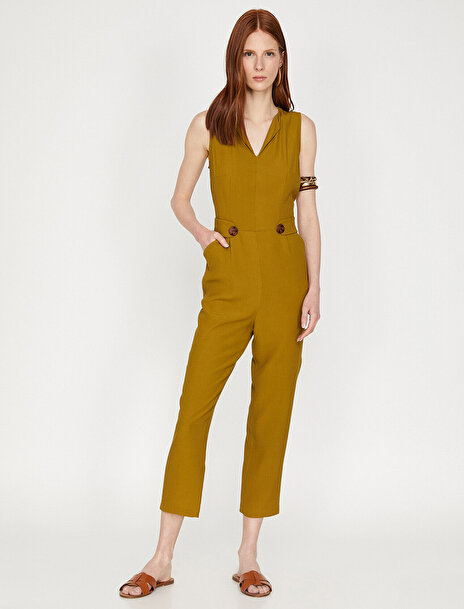 Koton Kadın Cep Detaylı Tulum