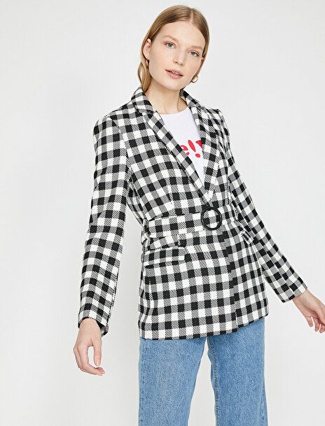 Koton Kadın Kareli Mont