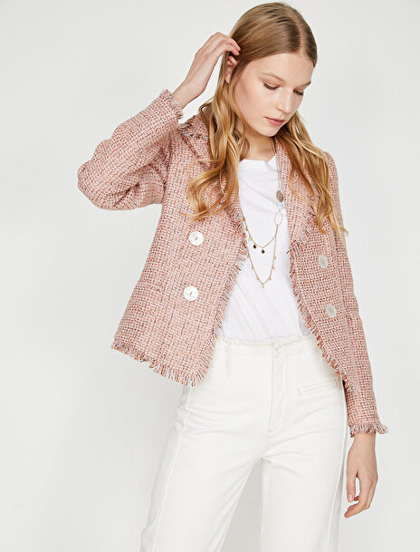 Koton Kadın Düğme Detaylı Mont