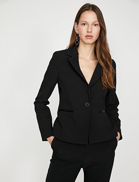 Koton Kadın Düğme Detaylı Mont