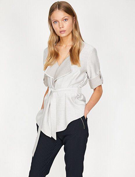 Koton Kadın Beli Bağlamalı Mont