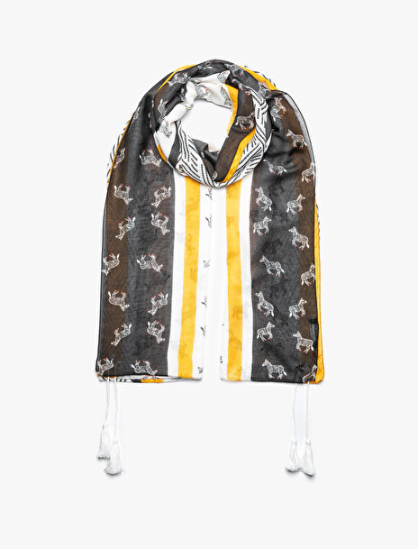 Koton Kadın Püskül Detaylı Şal